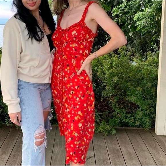 Realisation Par | Dresses | Realisation Par The Juliet Dress In Rouge ...